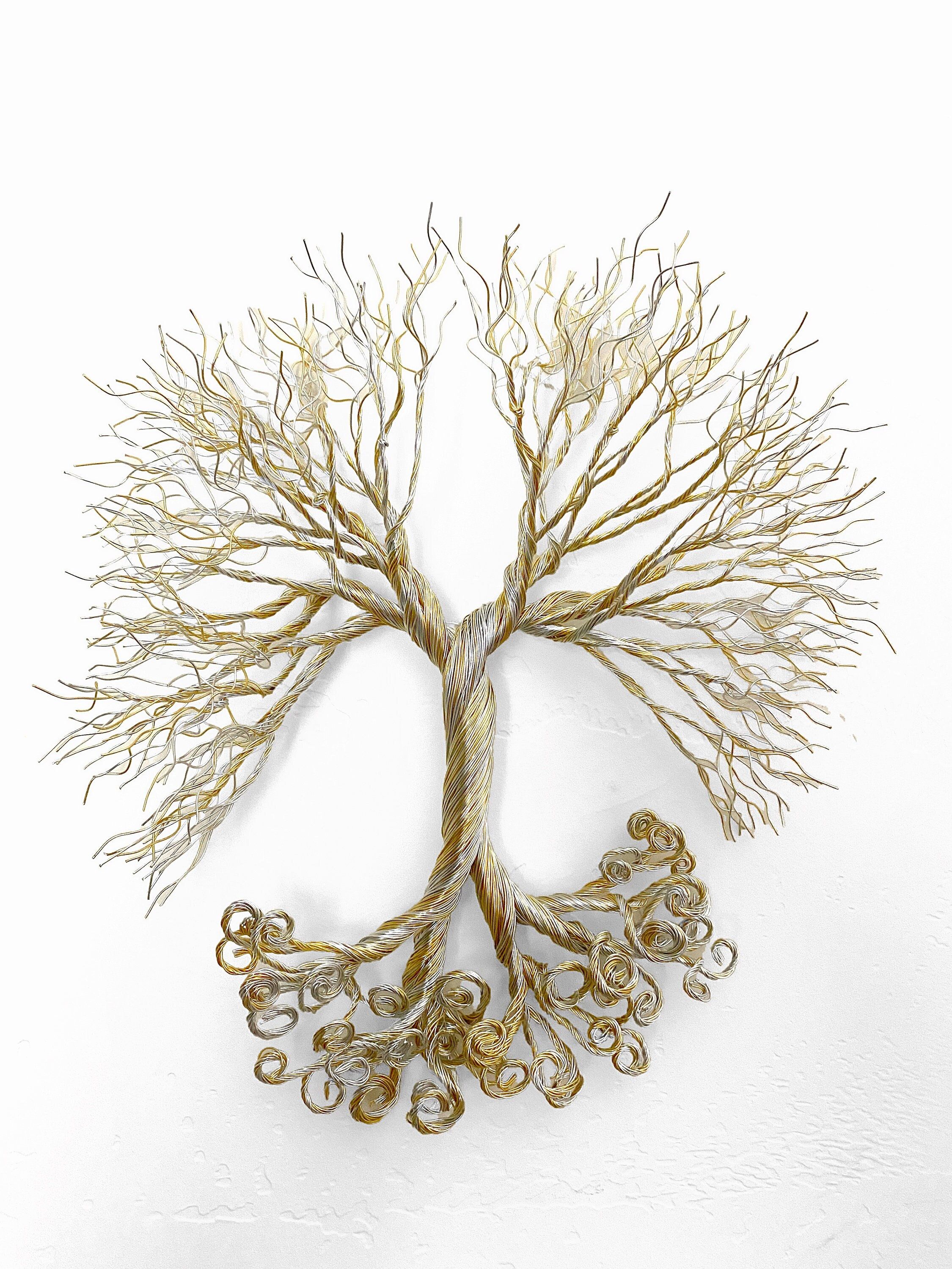 Whimsical Wire Tree Sculpture Wall Home Decor Gift Art - Etsy