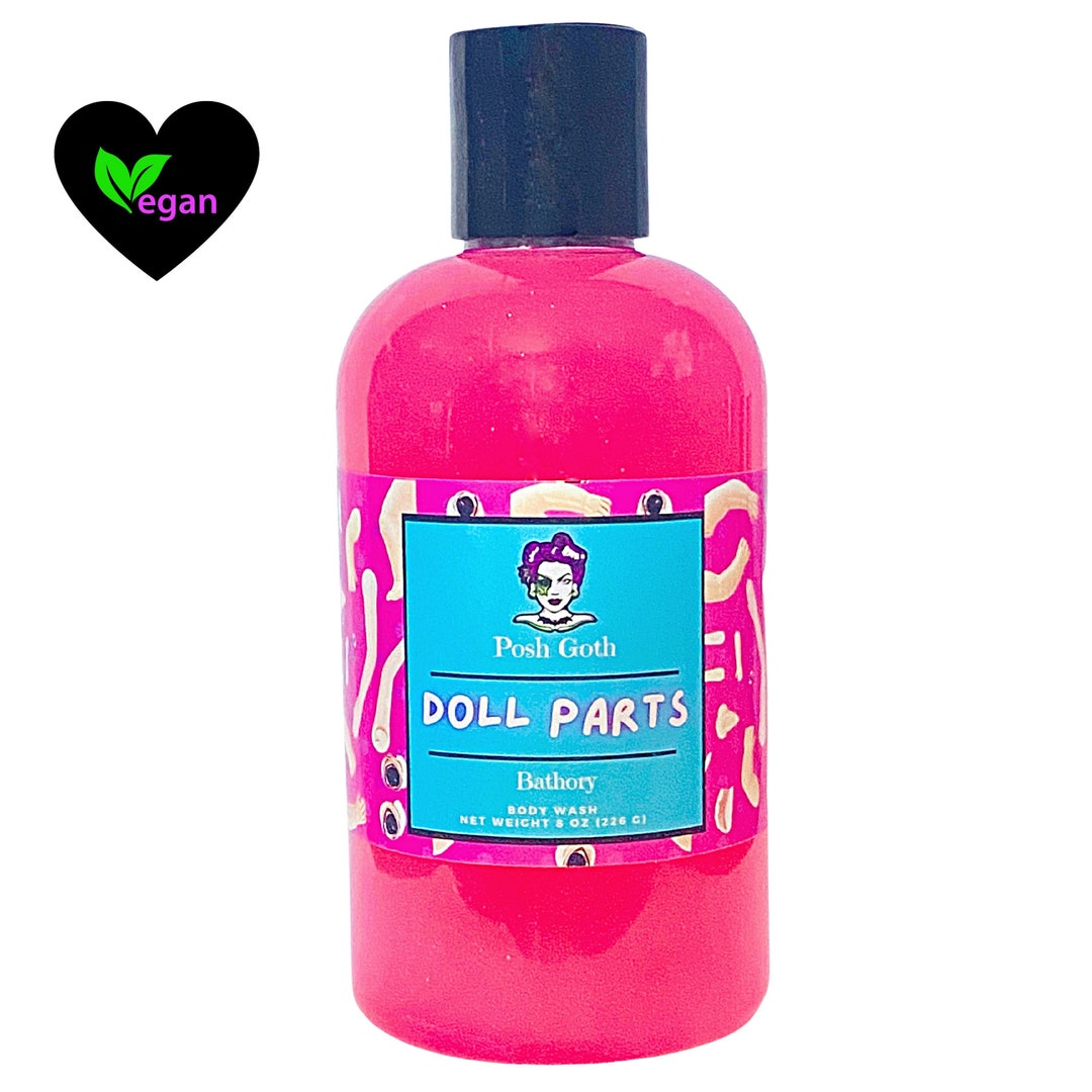Doll Parts Body Wash: Violet, Jasmine, and Musk - Goth Beauty, Vegan - Etsy