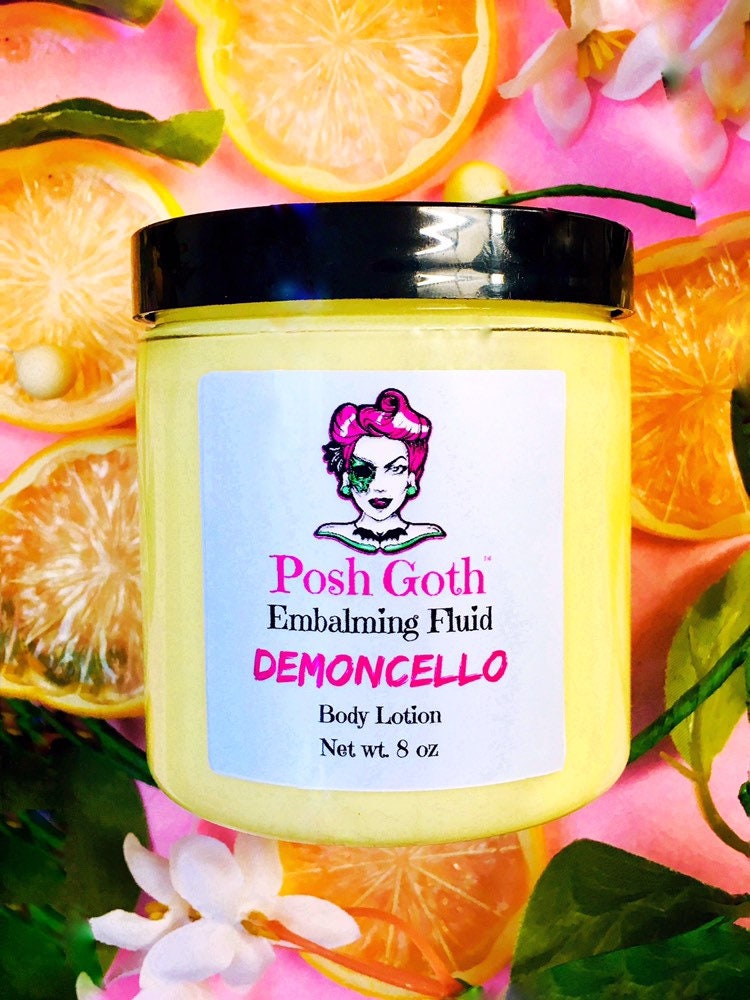 DEMONCELLO Lemon Squares Scented Body Lotion by Posh Goth | Etsy