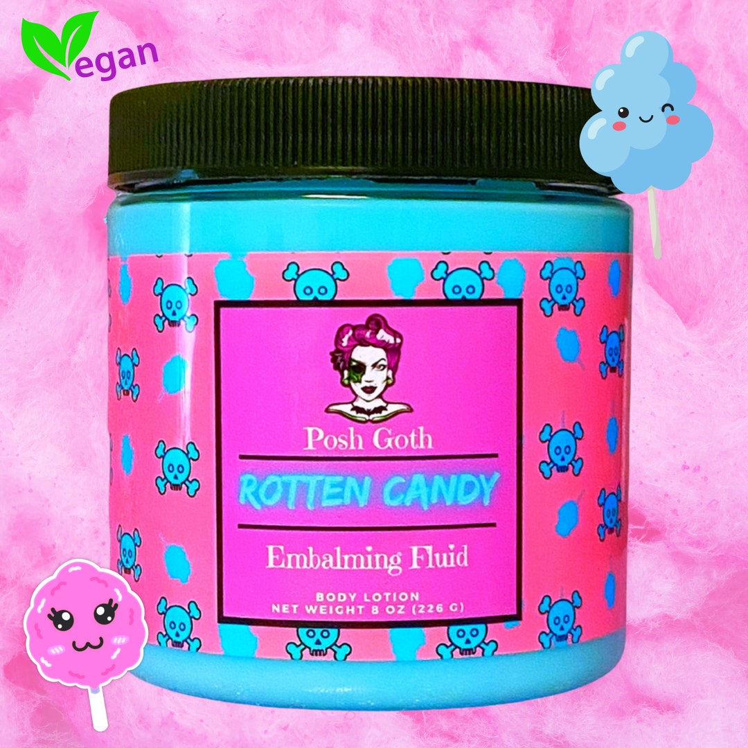 Rotten Candy Body Lotion: Cotton Candy Berry Vanilla Scent, Goth ...
