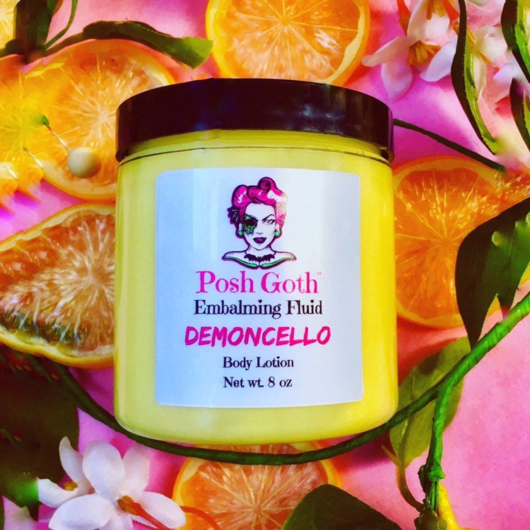 DEMONCELLO Lemon Squares Scented Body Lotion by Posh Goth | Etsy
