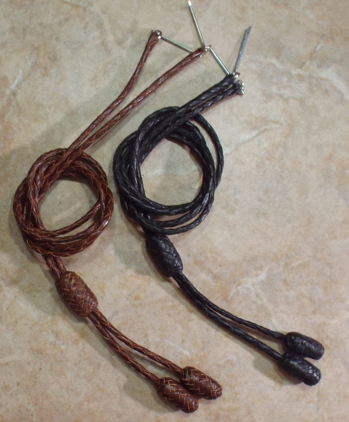 Premium Leather Cowboy Hat Stampede String Leather Cowboy - Etsy