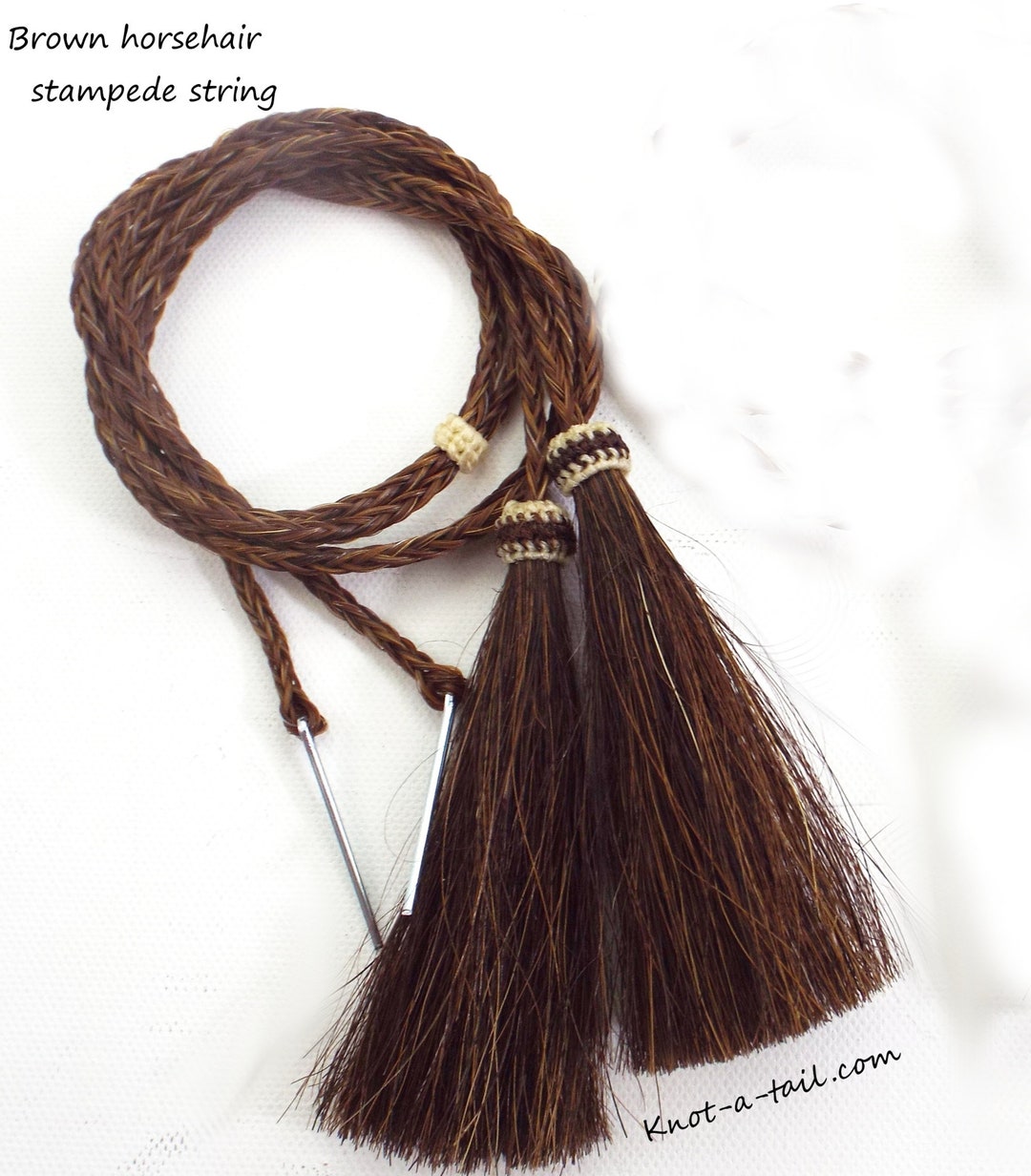 Cowboy Hat Stampede String, Cotter PIN STYLE, 11 COLORS Hand-braided ...