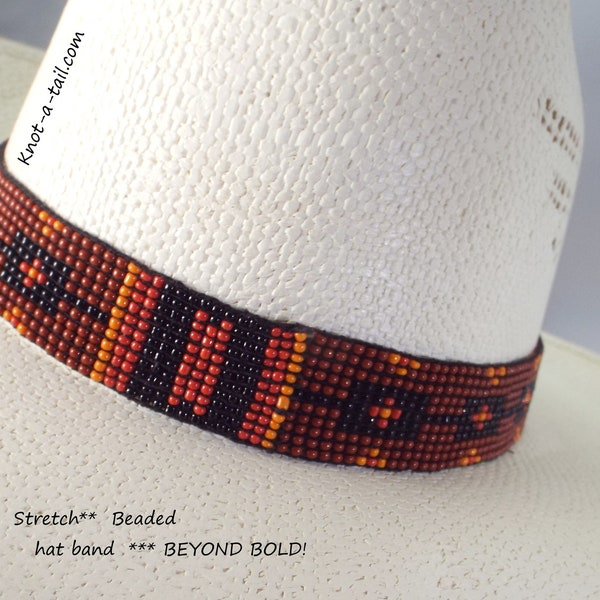 Beaded Hat Band - Etsy