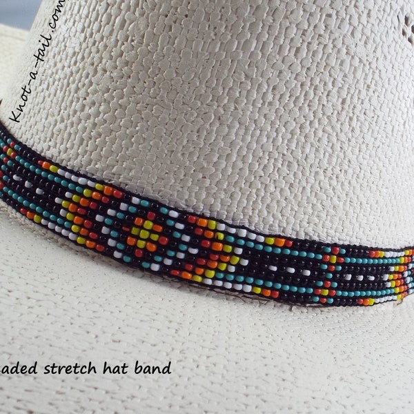Beaded Hat Band - Etsy