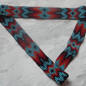 Brilliantly BOLD, Beaded Hatband, Stretch Hat Band, Southwest, Beaded ...