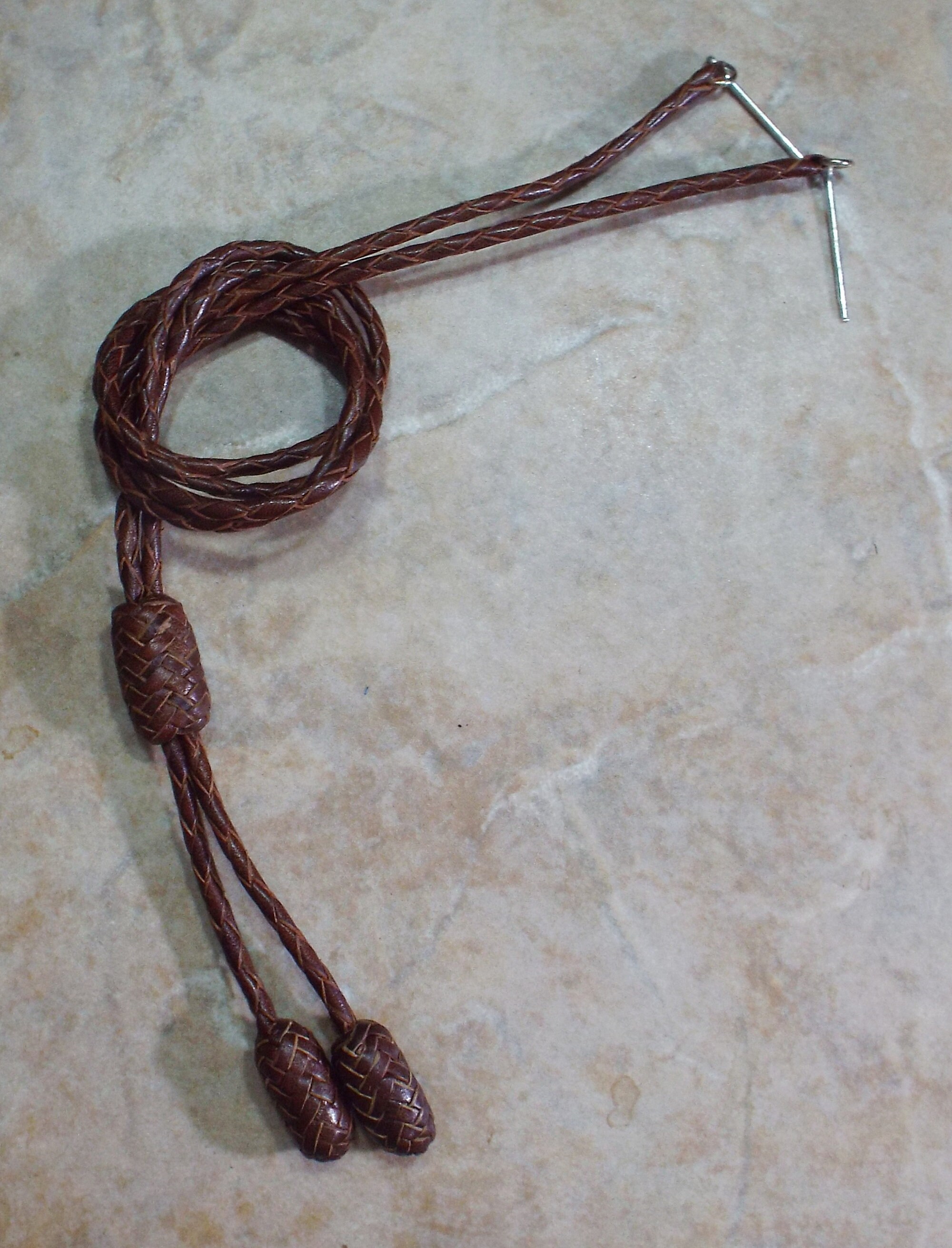 Premium Leather Cowboy Hat, Stampede String, Leather Cowboy Hat ...