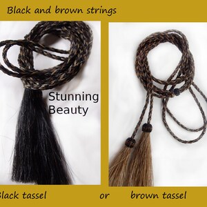 Horsehair Hat String, Cowboy Hat Stampede String, Chin Strap, Double ...