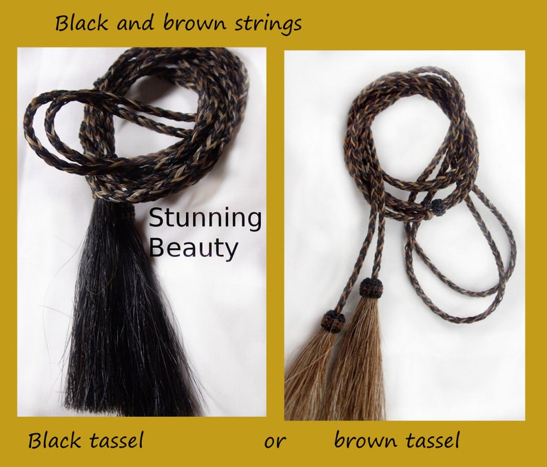 Horsehair Hat String, Cowboy Hat Stampede String, Chin Strap, Double ...