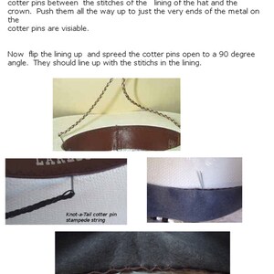 BEADED Cowboy Hat Stampede String, Cowboy Chin Strap, White Hand ...