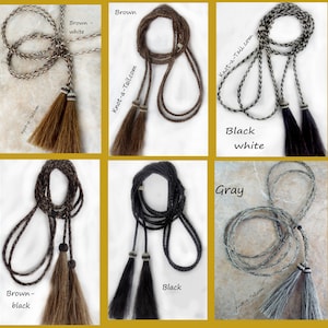 Horsehair Hat String, Cowboy Hat Stampede String, Chin Strap, Double ...