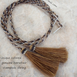 Cowboy Hat Stampede String, Cowboy Chin Strap, Cinnamon-black-white ...