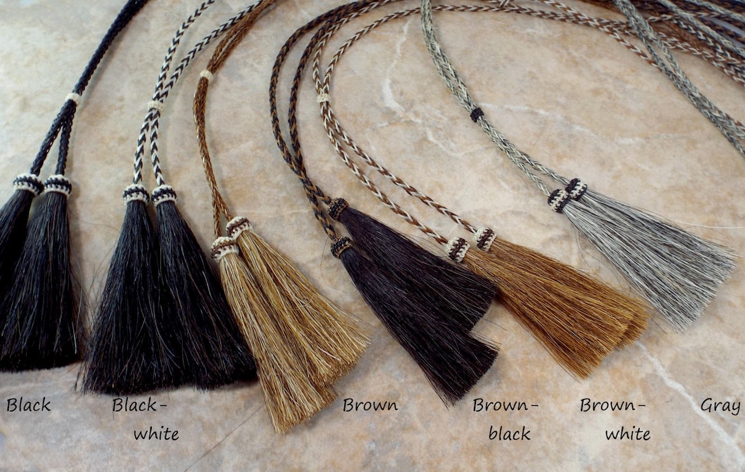 Horsehair Hat String, Cowboy Hat Stampede String, Chin Strap, Double ...