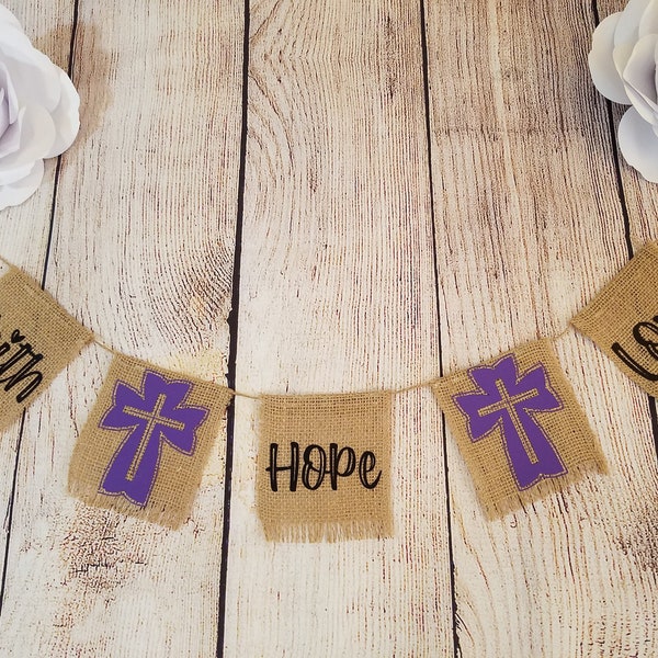 Burlap Garland - Etsy
