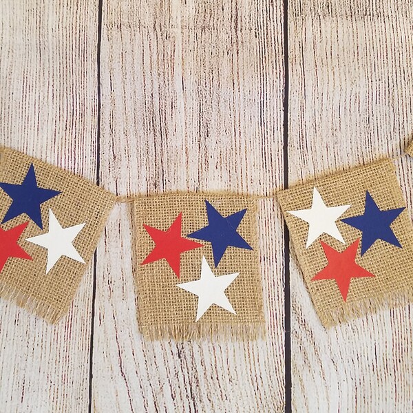 Patriotic Burlap - Etsy