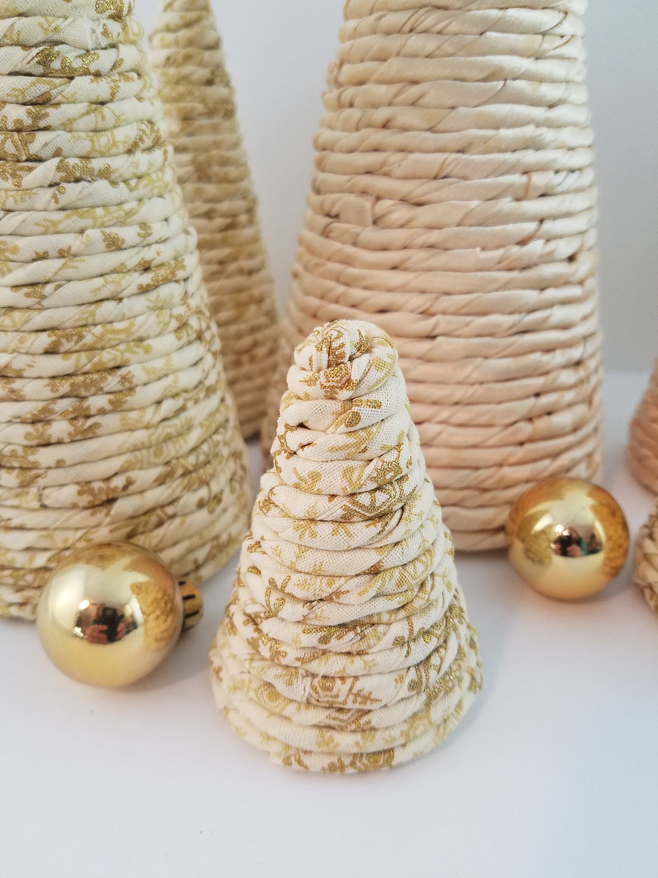 Gold Trees, Golden Trees, Gold Cones, Golden Tree, Gold Tree Mantel ...