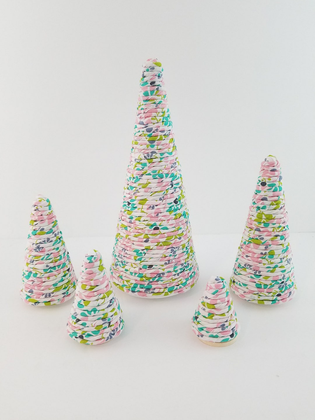 Spring Trees, Summer Tree Cones, Spring Colored Tree, Pink Cone Trees ...