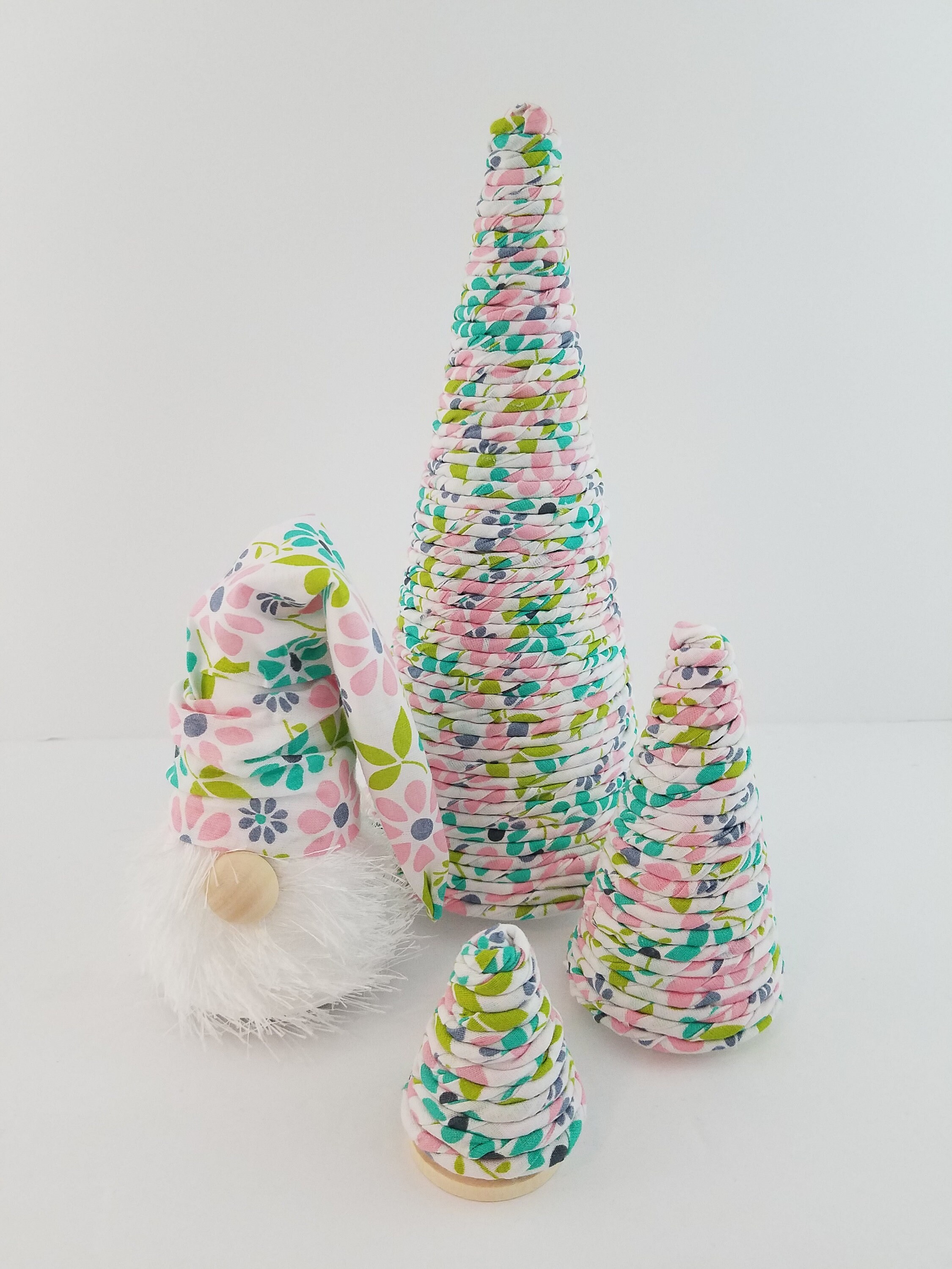 Spring Trees, Summer Tree Cones, Spring Colored Tree, Pink Cone Trees ...