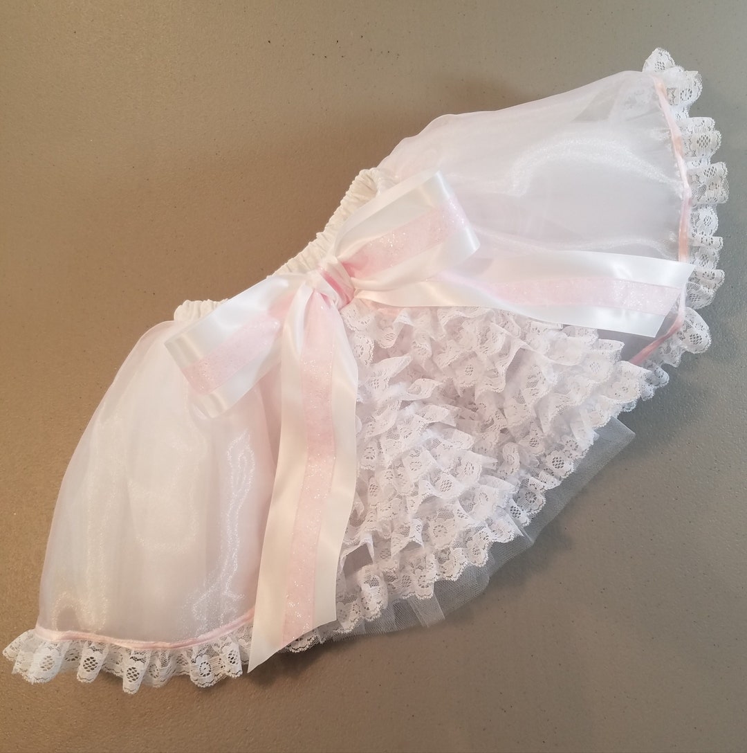 Pink and White Tutu Girls Ruffled Tutu Baby Tutu Skirt - Etsy