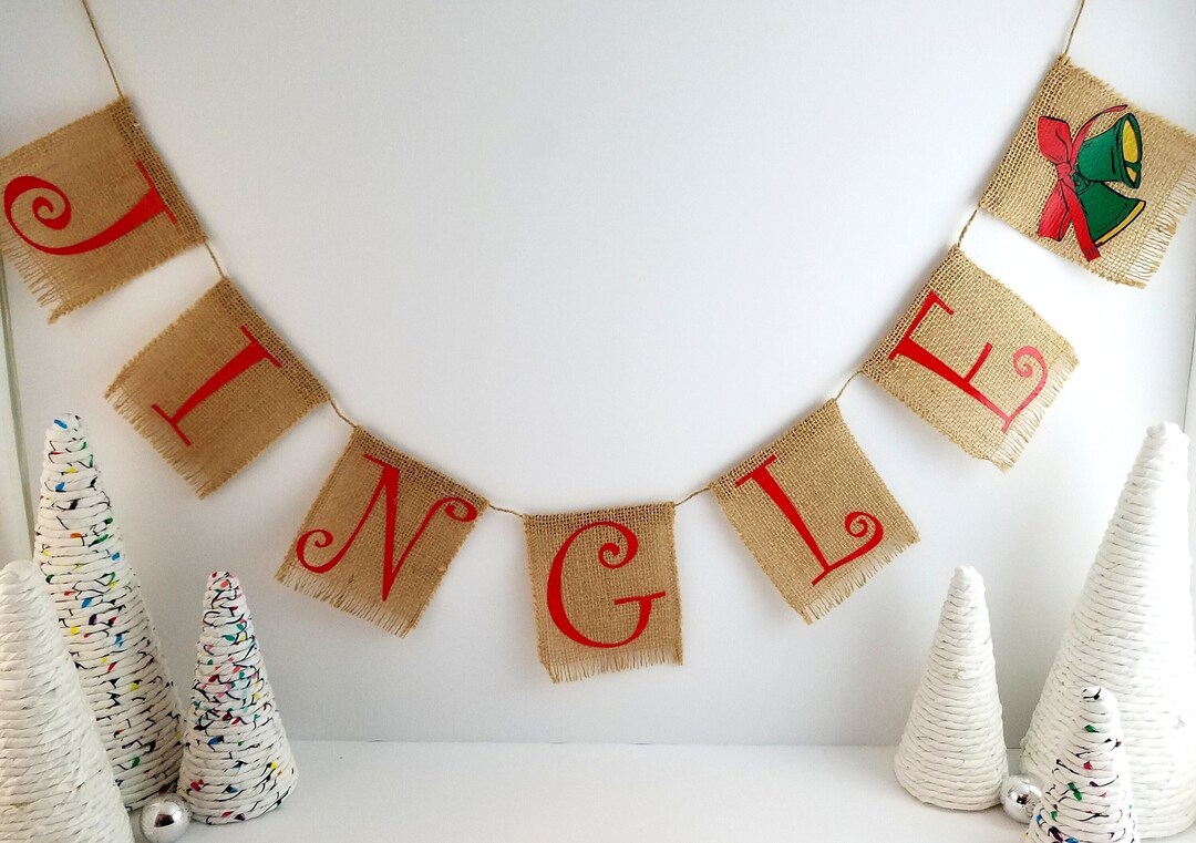 Jingle Bells Sign, Christmas Jingle Sign, Christmas Bell Decorations ...