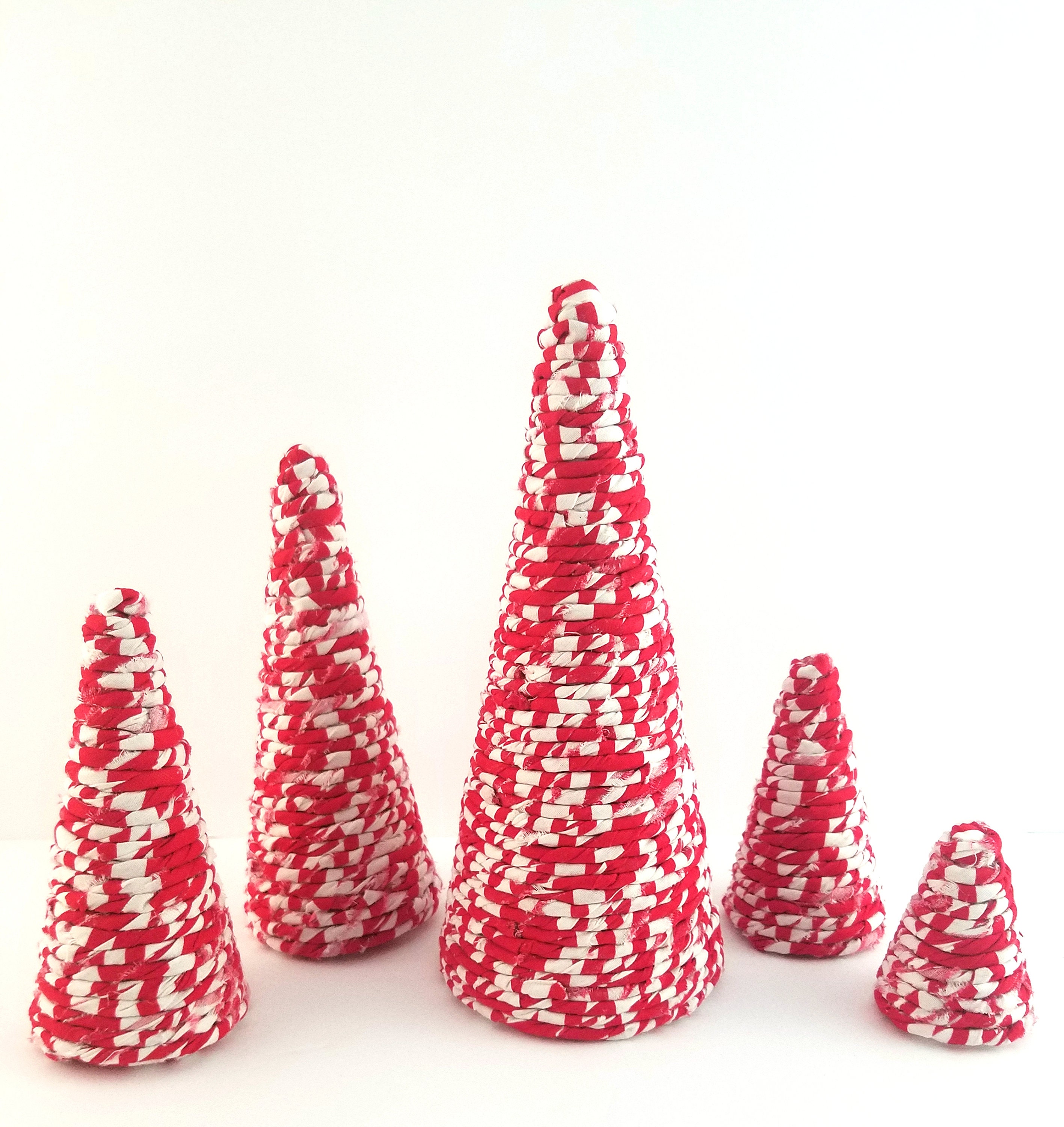 Red and White Trees, Red Trees, Red Cone Trees, Red Decor Tree, Small ...