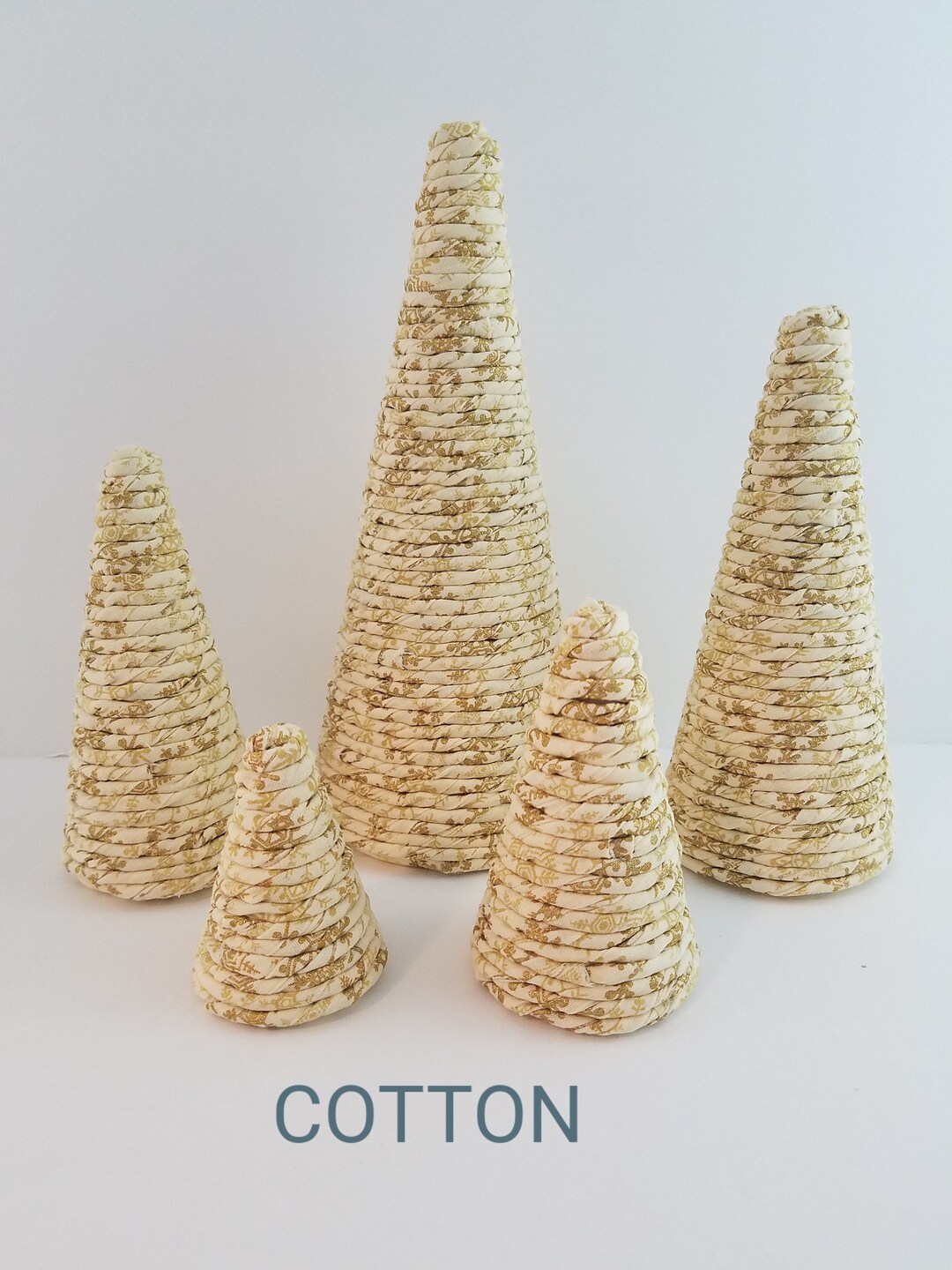 Gold Trees, Golden Trees, Gold Cones, Golden Tree, Gold Tree Mantel ...