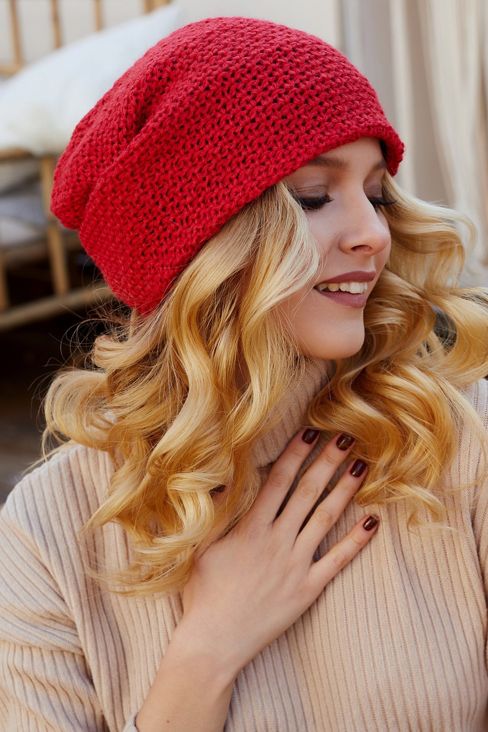 Slouchy Beanies All Year Round| Cotton Lined Beanie | Bad Hair Day ...