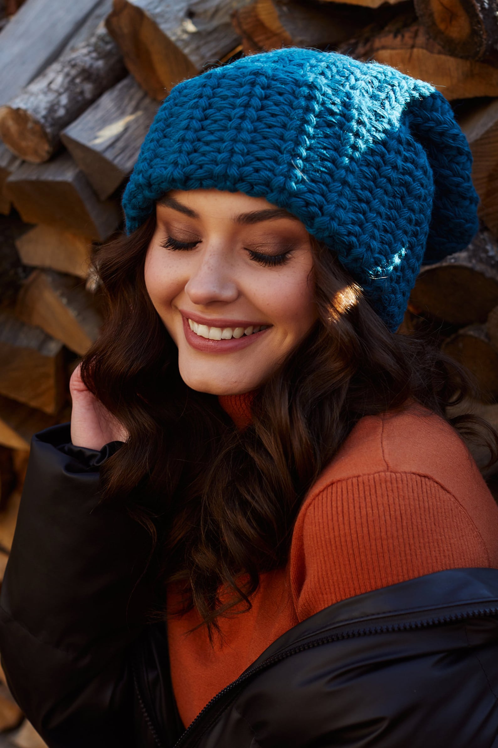 Cuffed Slouchy Beanie, Winter Hat, Oversized Unisex Slouchy Hat, Chunky ...