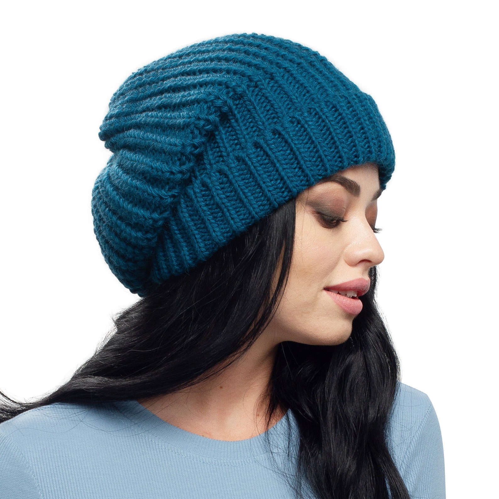 Slouchy Beanie for Women Fleece Lined, Winter Hat, Oversize Slouchy Hat ...