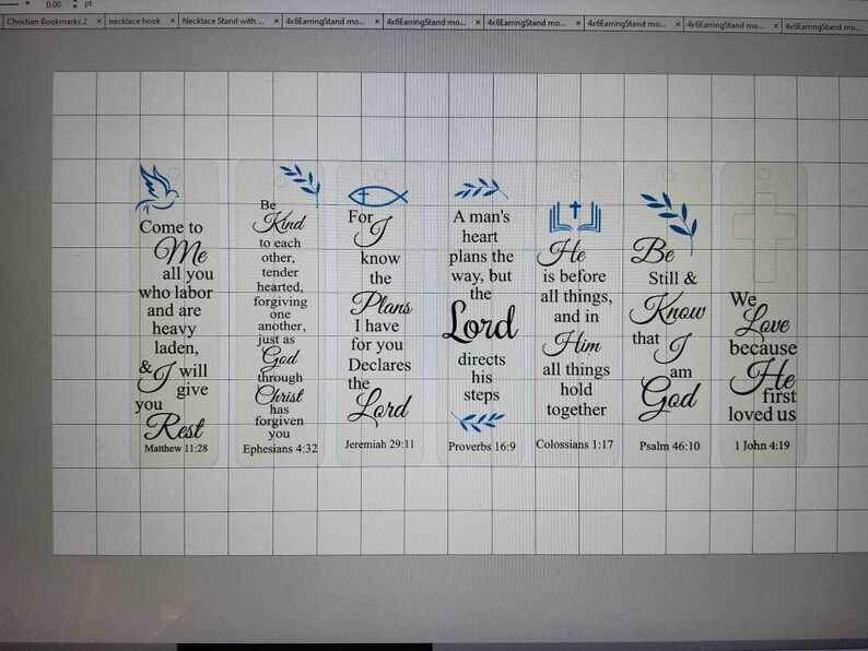 Christian Bookmark Set 1 SVG Digital File Only - Etsy