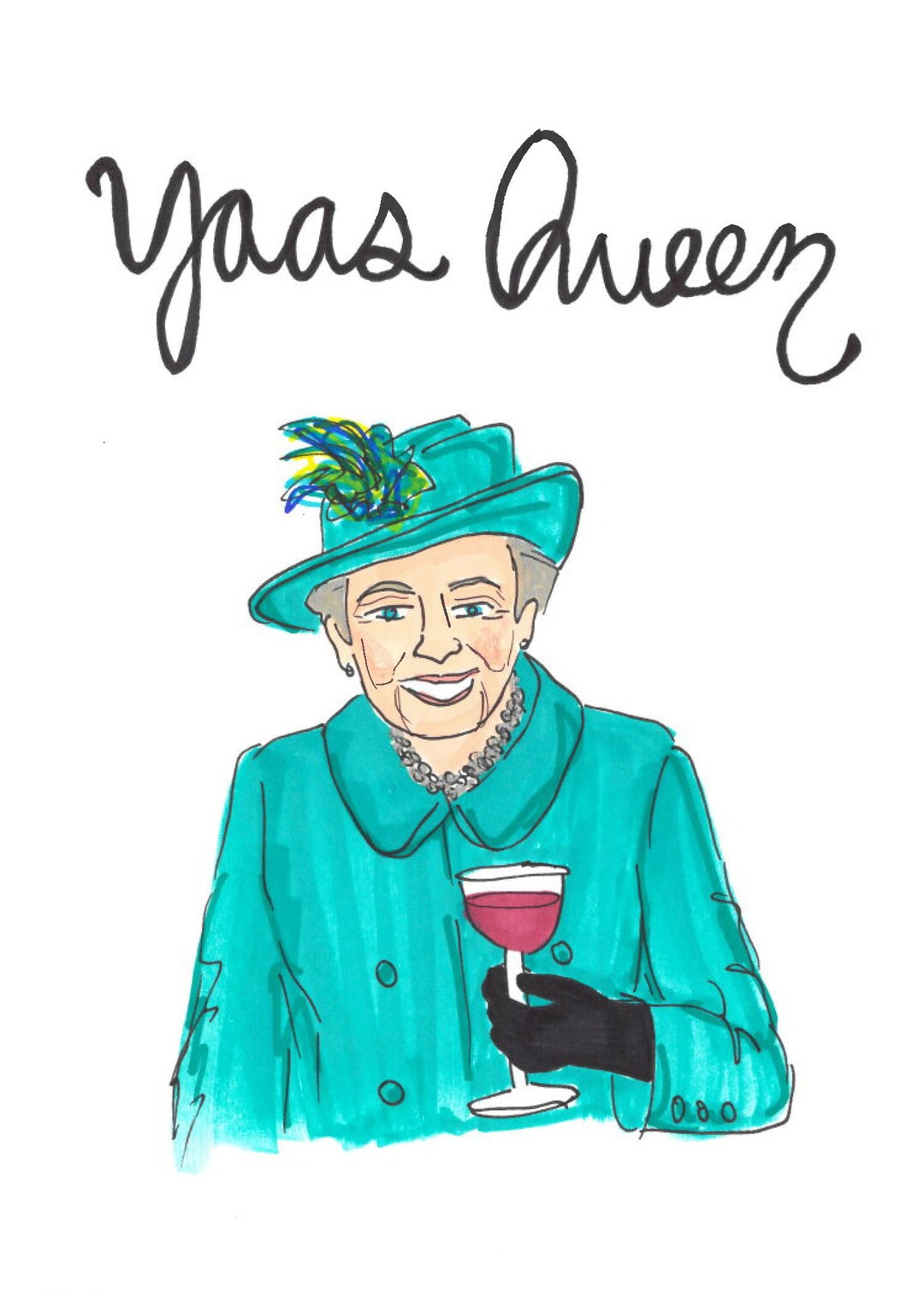 Yaas Queen - A7 Greeting Card - Etsy