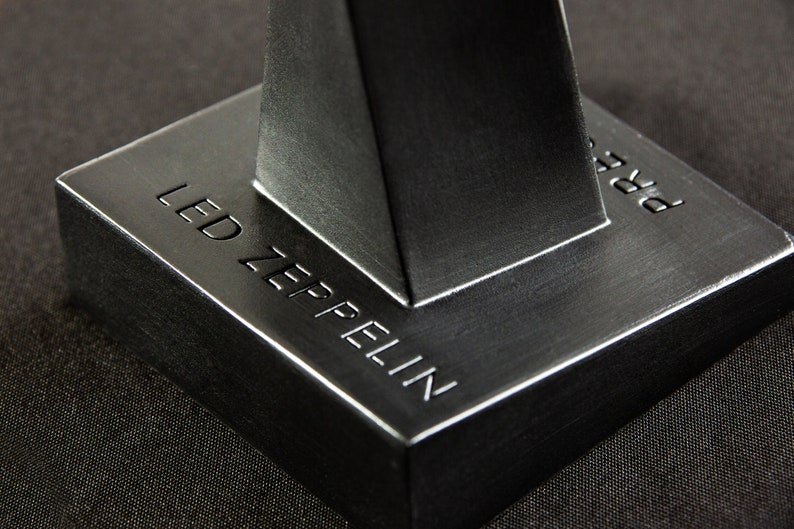 Led Zeppelin the Object Sculpture solid Cast Item Museum - Etsy