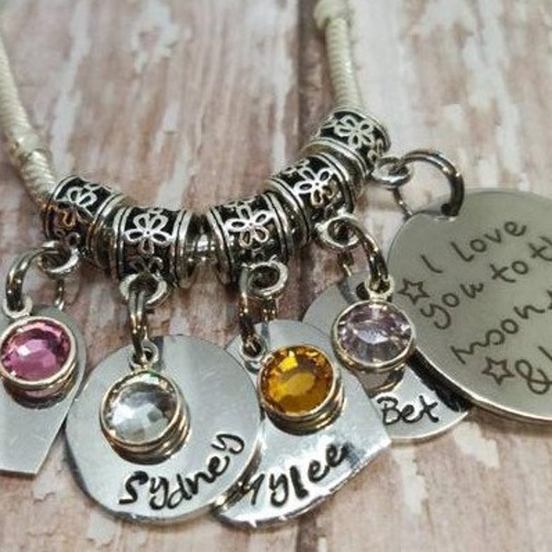 Hand Stamp Charms - Etsy