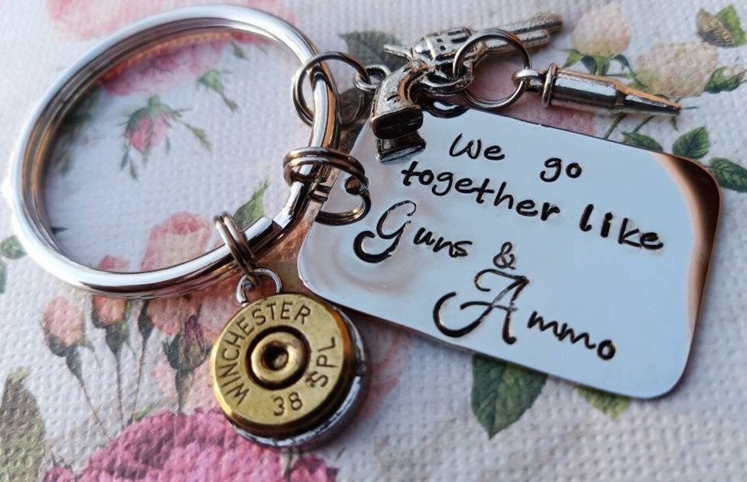 Bullet Keychain, Ammo, We Go Together Ammo, Bullet Key Ring , Bullet ...