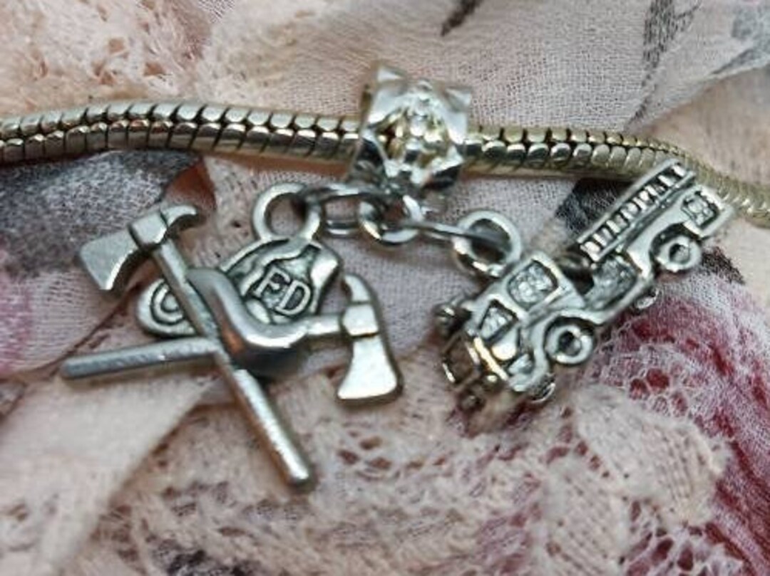 Firefighter Charm, Firefighter Charm, Firefighter & Fire Truck Charms ...