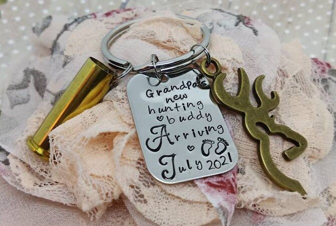 Hunting Buddy keychain Dad Keychain Baby gift Baby gift | Etsy