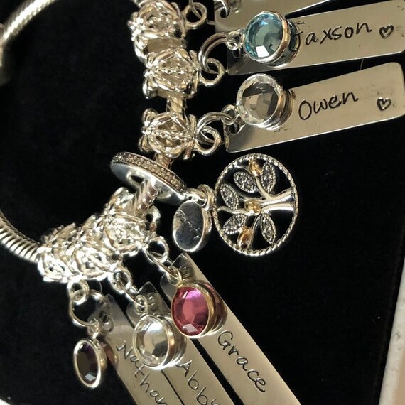 Custom Name Personalized Names Personalized NAME Charms - Etsy