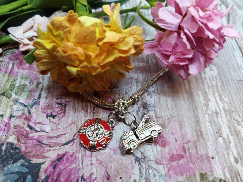 Firefighter Fireman Charm Maltese Cross Fire Charms 3D - Etsy