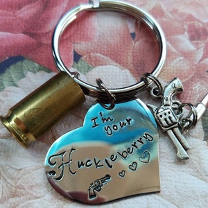 I'm Your Huckleberry, Bullet Keychain, Key Ring, Bullet, Western ...