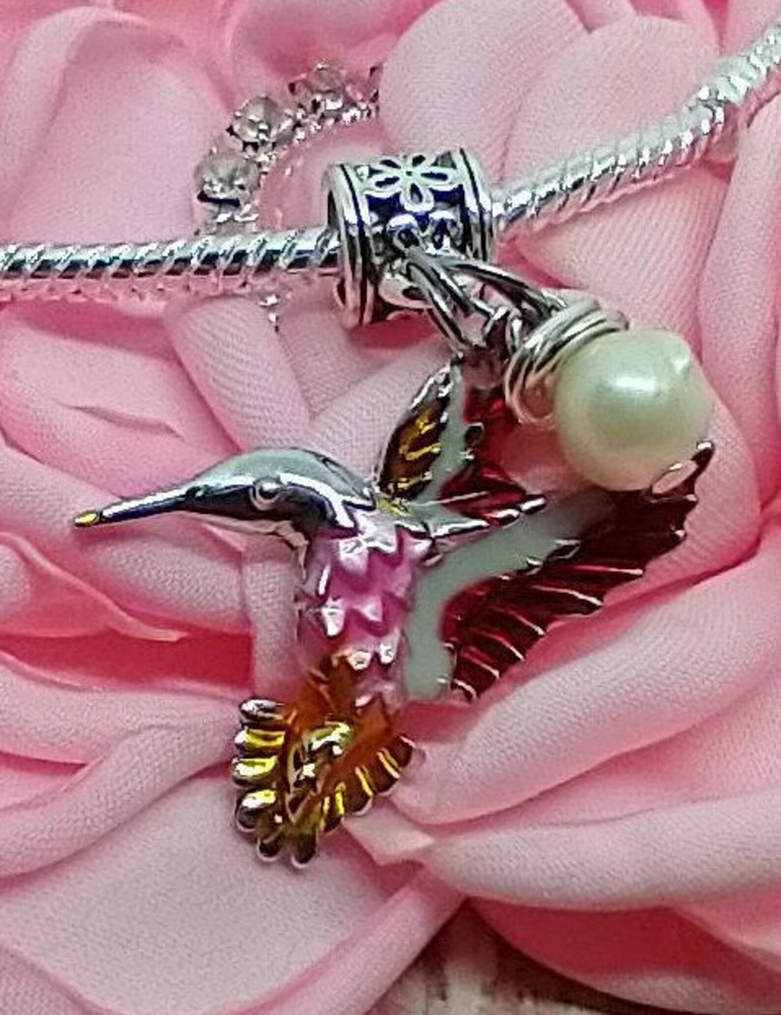 Colorful Hummingbird Charm Hummingbird PSP Hummingbird for | Etsy