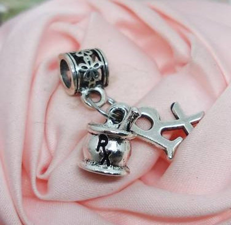 Pharmacist Charms RX Healthcare Druggists Pharmacy | Etsy