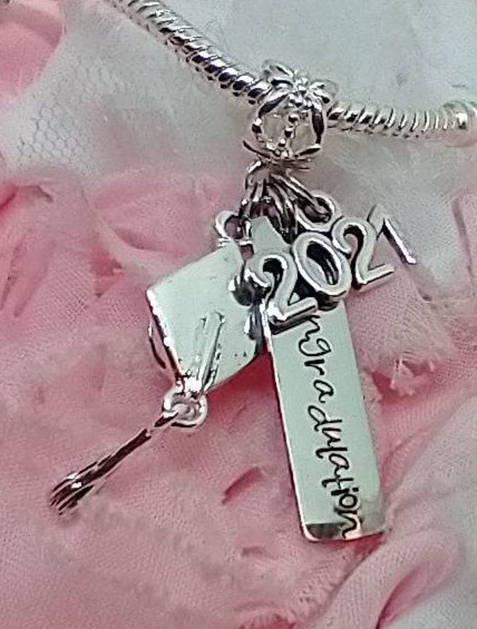 Graduation 2022 2023 Initial Charm Graduation Hat Charm Grad - Etsy