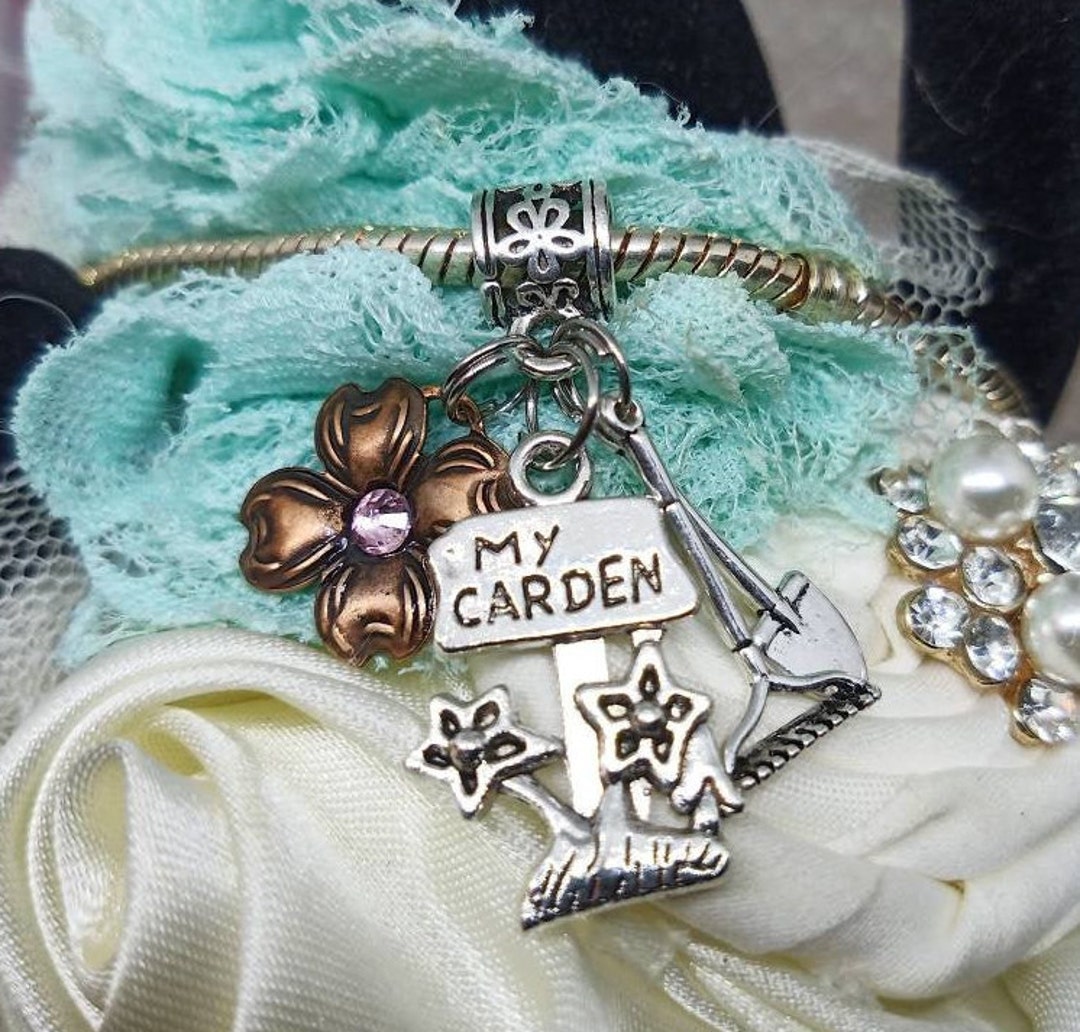 Gardening, Love to Garden Charms, Charms, Shovel Rake Charms, Fits ...