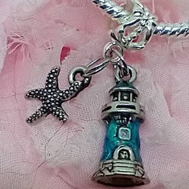 Lighthouse Charm - Etsy