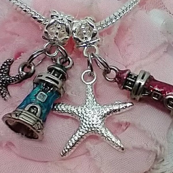 Lighthouse Charm - Etsy