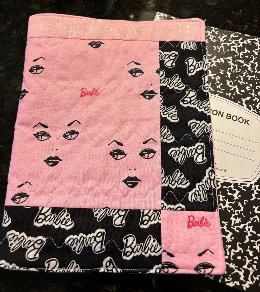 Vintage Barbie-themed Pink Composition Notebook Journal Cover - Etsy