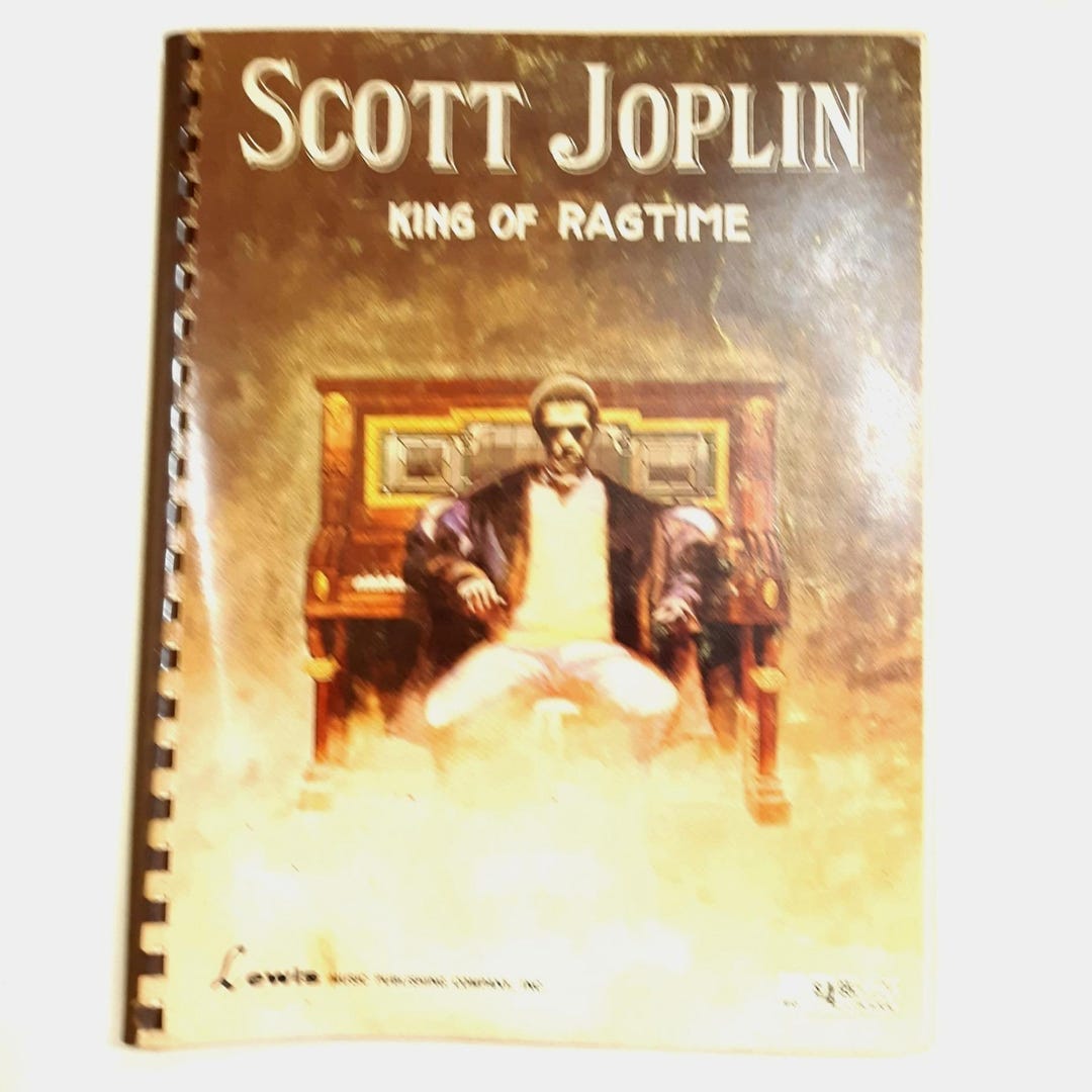 Scott Joplin King of Ragtime Piano Sheet Music Book SC 35 Songs 1972 - Etsy