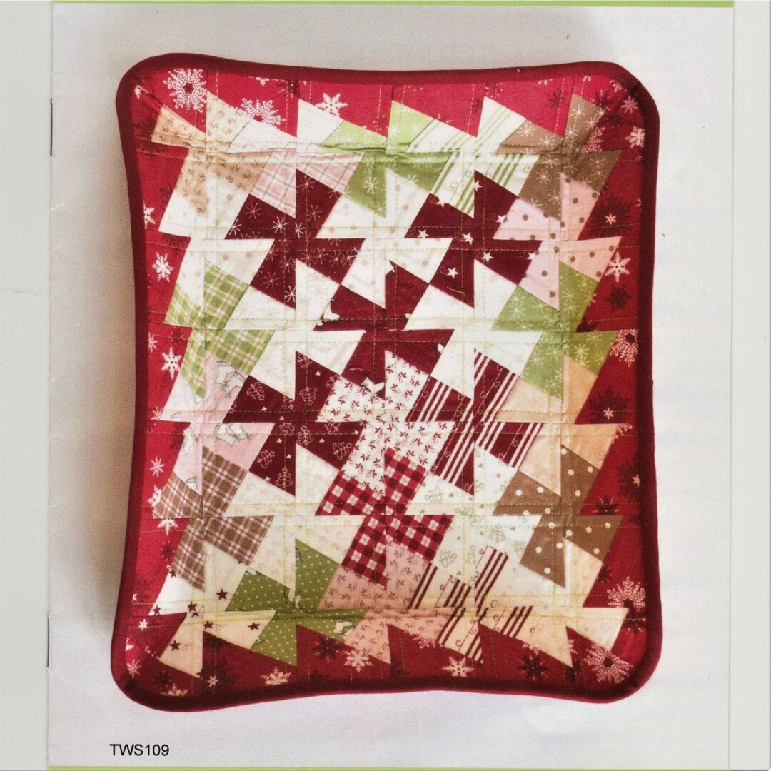 Twister Tray Quilted Stiff Pinwheel Holder 9 X 12 Twister Sister Gift ...