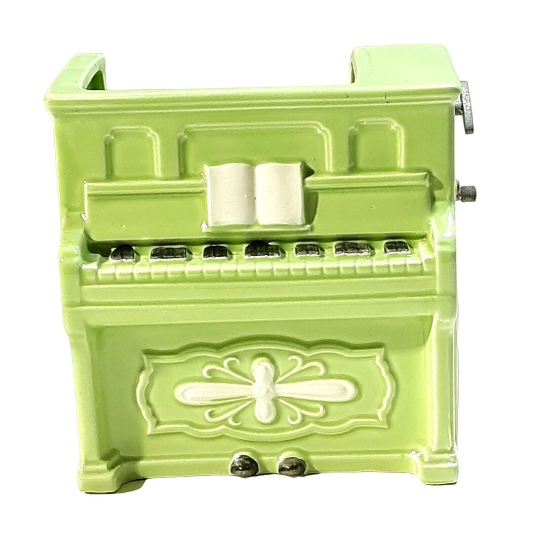 Vintage Green Upright Piano Music Musical Planter Relpo - Etsy
