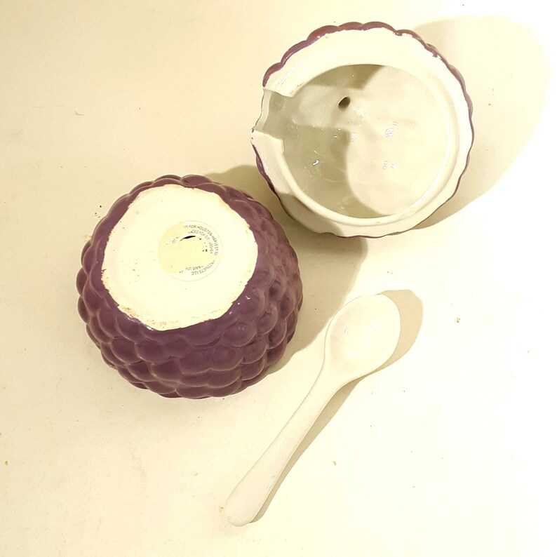 Vintage Grape Jelly Jam Jar Ceramic Spoon Retro Granny Core Kitch - Etsy